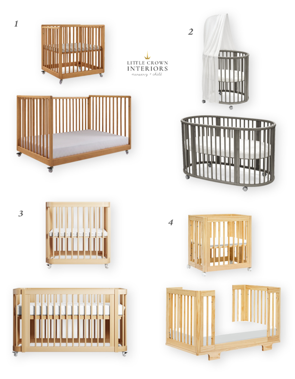 The Best Convertible Cribs for All Stages in Your Nursery - Little ...