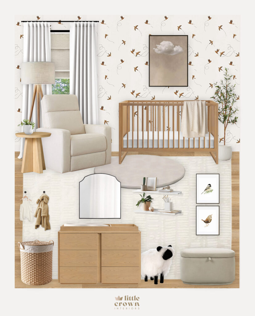 A Neutral Nursery Design with Nurture& Furniture - Little Crown Interiors